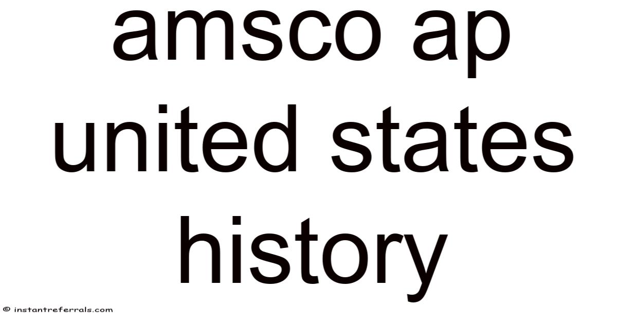 Amsco Ap United States History
