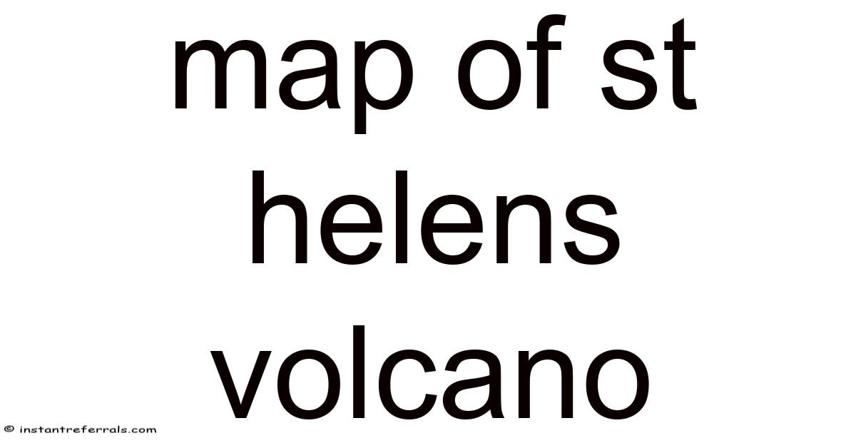 Map Of St Helens Volcano